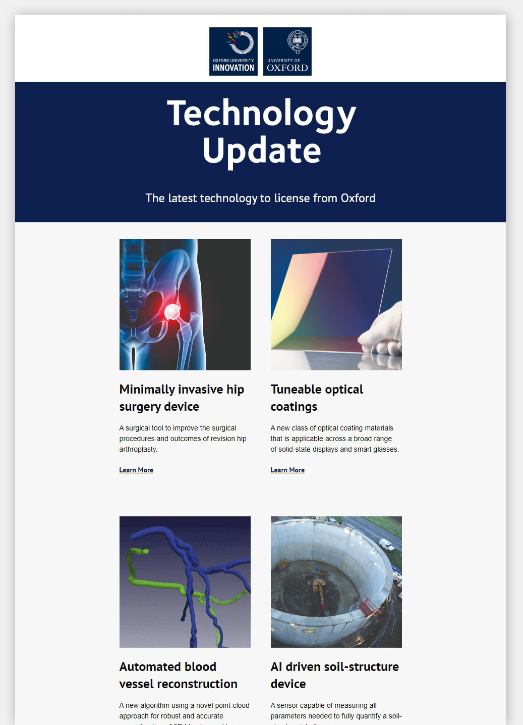 Oxford University Innovation Newsletters - Oxford University Innovation